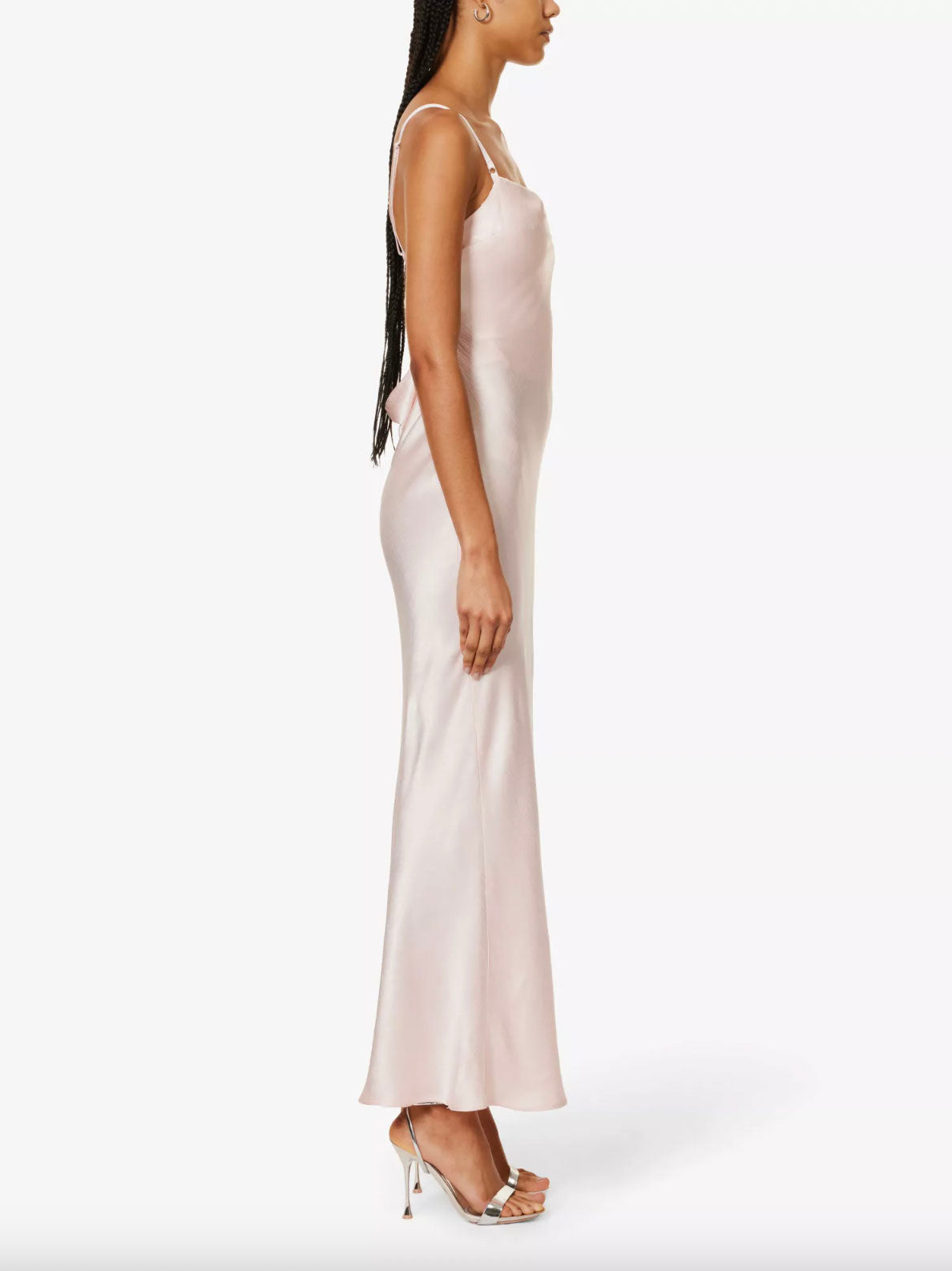 Rent Bec & Bridge Blush Malia Satin Maxi Dress | Rites Rental