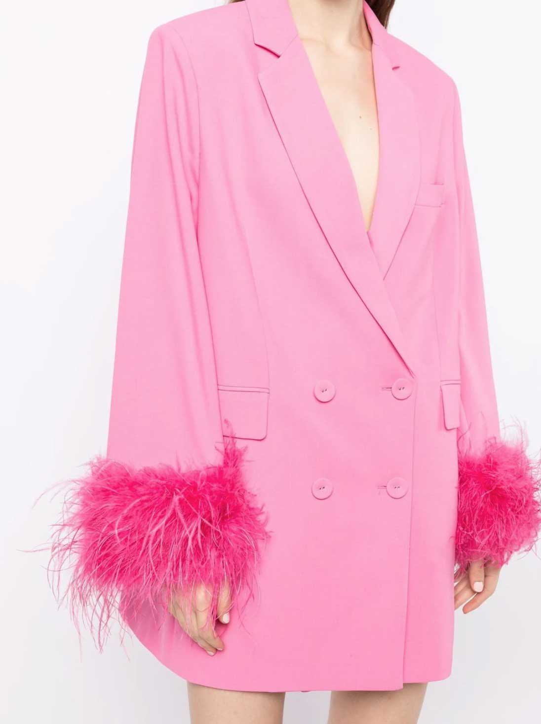 Rent Rachel Gilbert Pink Lincoln Mini Dress | Rites London