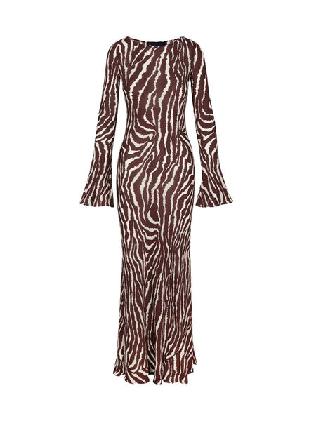 Rent The Gia Animal Print Maxi Dress By Realisation Par | Rites