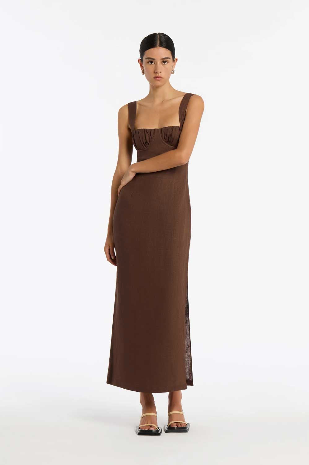 Rent The Bettina Linen Maxi Dress By Sir The Label | Rites
