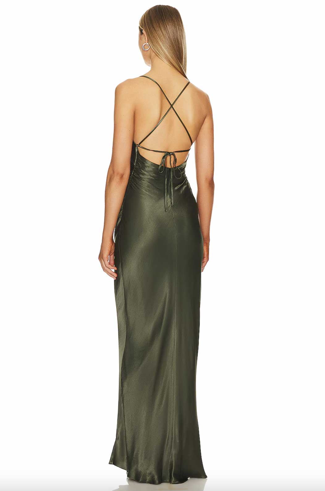 Rent Shona Joy La Lune Lace Back Maxi Dress Forest | Rites Rental